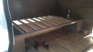 building bunk beds in a van - Woodworking Challenge