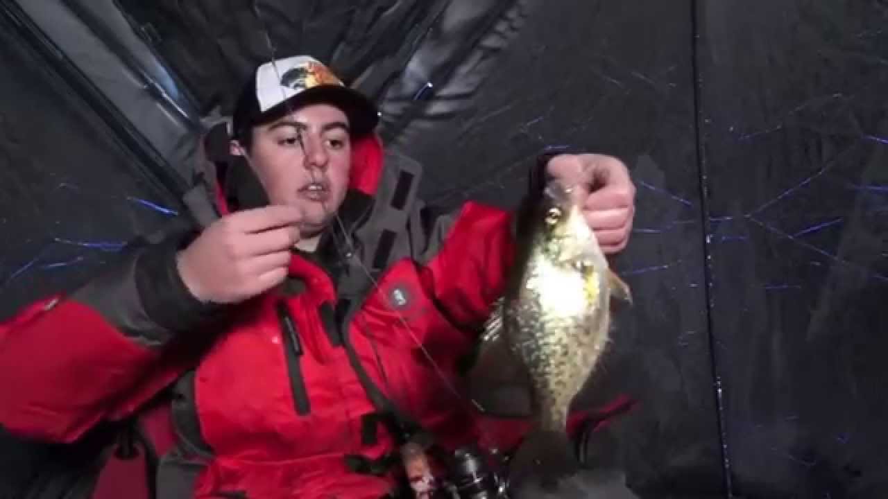 How To Locate And Catch First Ice Crappie - YouTube