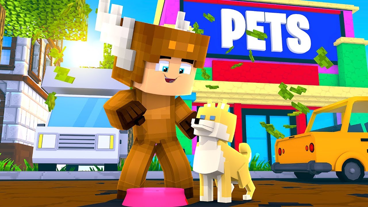 Minecraft Daycare - BABY BUYS A NEW PUPPY! w/ MooseCraft (Minecraft ...