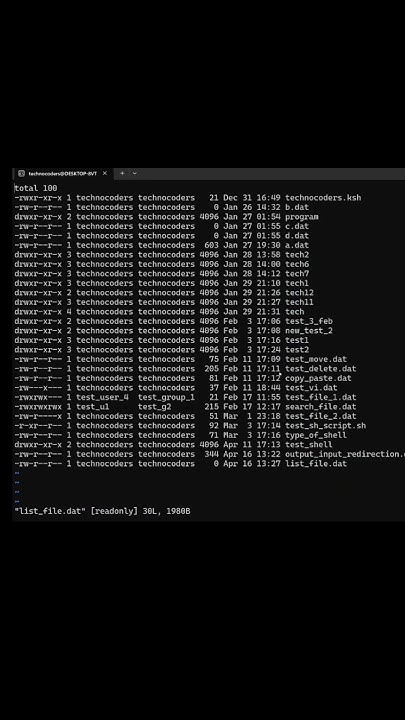 Unix Basics Shell Script Output Redirection Unix Unixtutorial