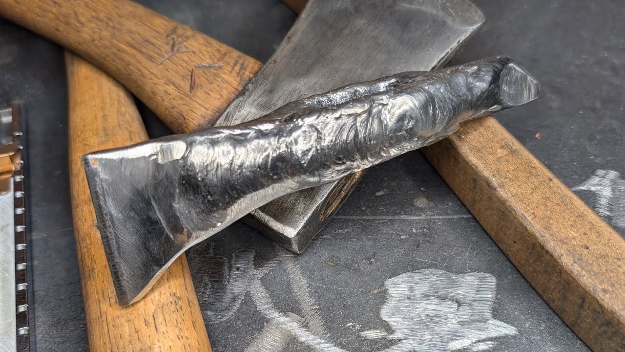Crafting "Molten" Chipping Hammer Head - YouTube