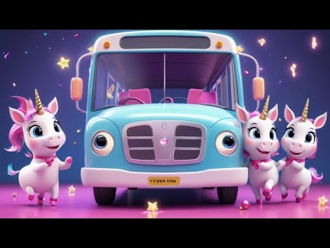 The Unicorns on the Bus | Magical Ride Song for Kids | Educational and ...