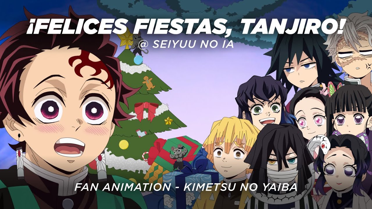 ¡Feliz Navidad y Año Nuevo, Tanjiro! | Kimetsu no Yaiba (Navidad 2024 ...