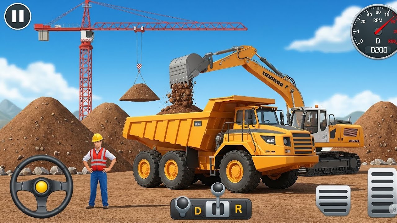 City Road Construction Simulator 3D🚧 - Construction Games 2025 ...