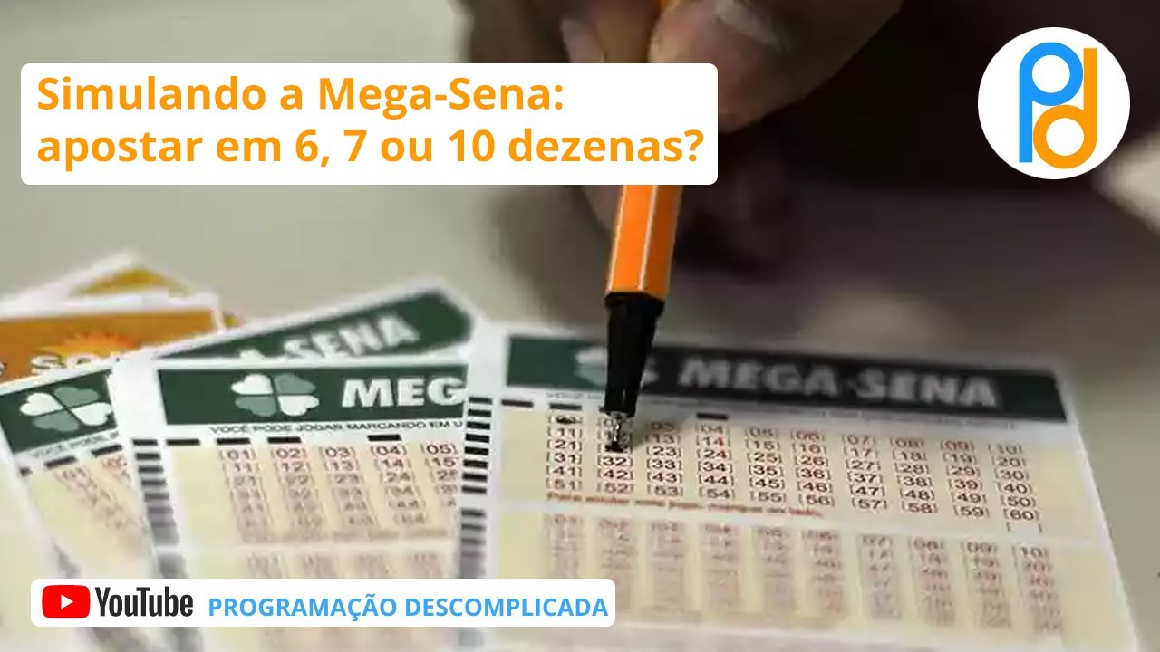 Simulando a Mega-Sena: apostar em 6, 7 ou 10 dezenas? - YouTube