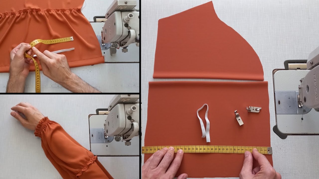 Important tools used in sewing sleeves. (professional sewing) - YouTube