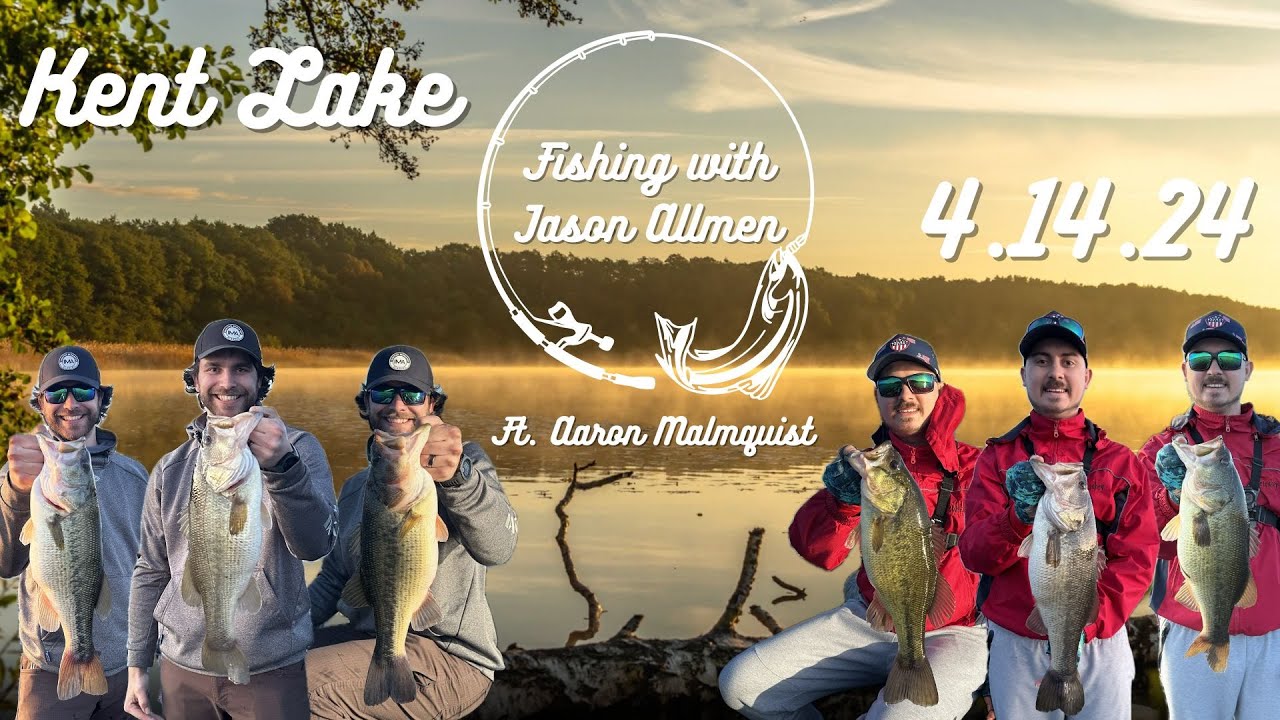 Some Spring Michigan Bass Fishing on Kent Lake - YouTube