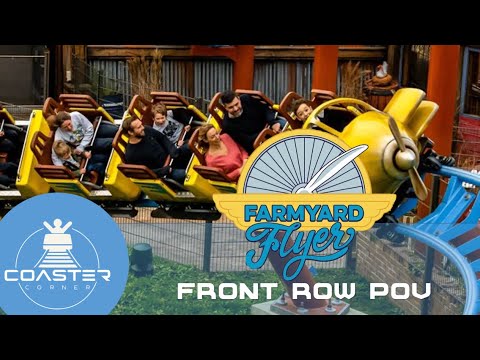 Farmyard Flyer FRONT ROW POV | Paultons Park - YouTube