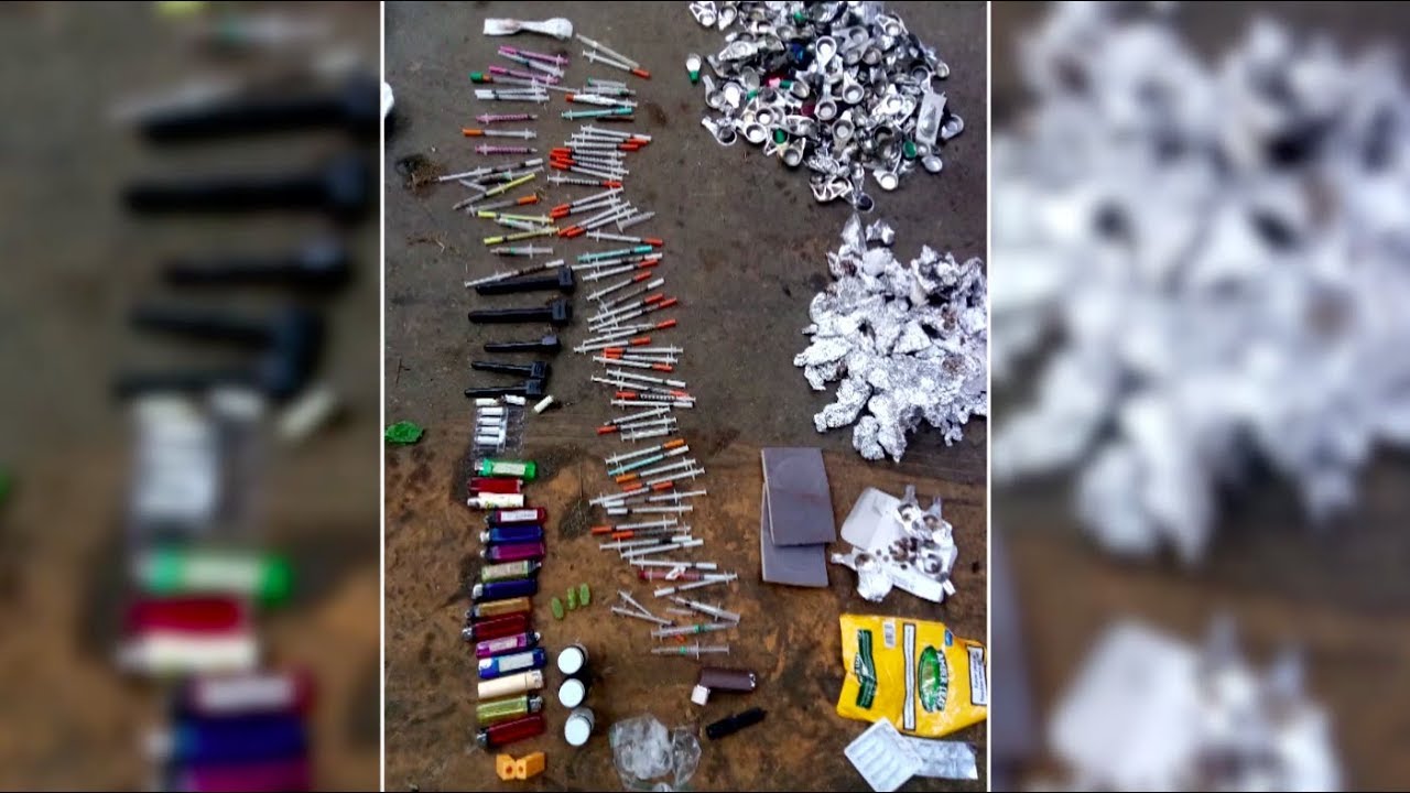 Horror as huge haul of drug paraphernalia found near school | ITV News ...