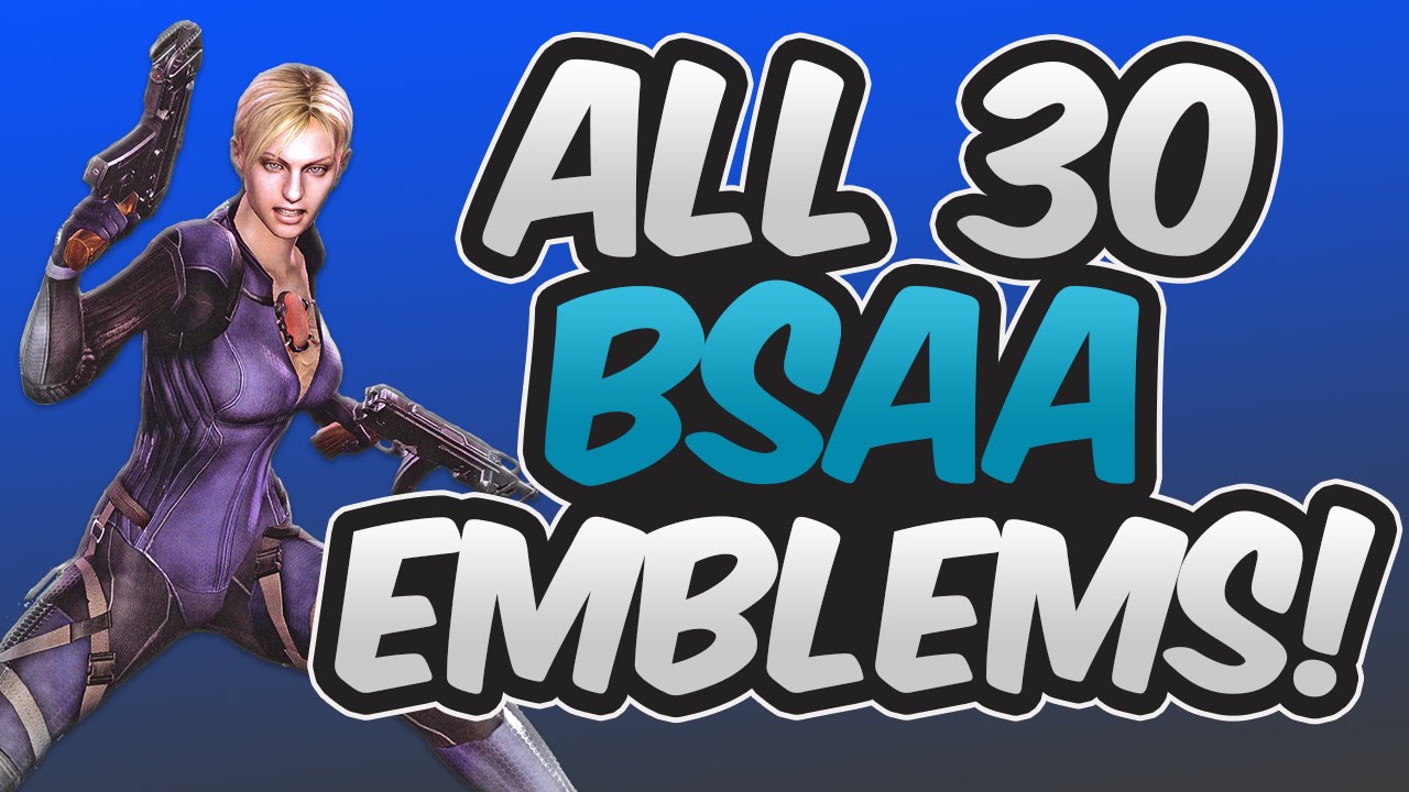 All 30 BSAA Emblem Locations - Resident Evil 5 Remastered HD RE5 PS3 ...
