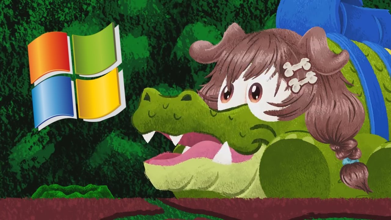 NomNomNom but it's Window XP - YouTube