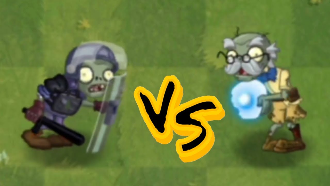 Riot Police Zombie vs All Zombies | Mronger - YouTube
