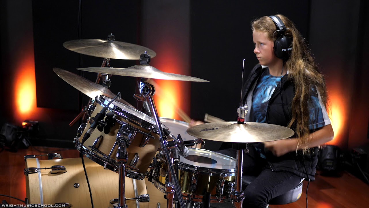 Wright Music School - Teegan Mitchell - Katy Perry - Roar - Drum Cover ...