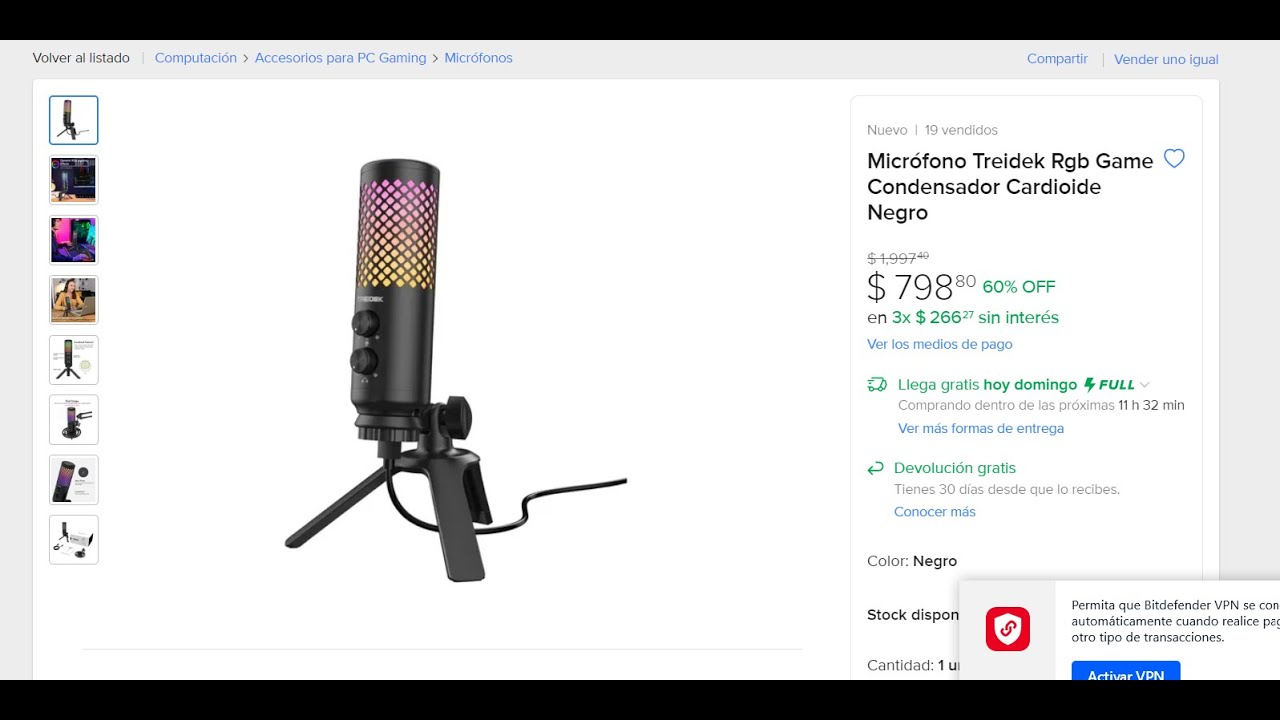 Microfono Gamer Treidek TRM-10 Unboxing y prueba de sonido (al final ...