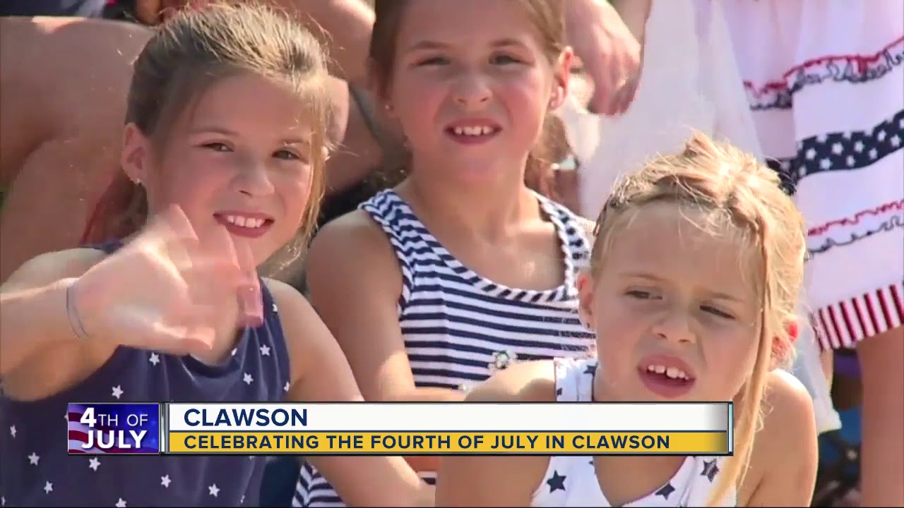 Celebrating the Fourth of July in Clawson - YouTube