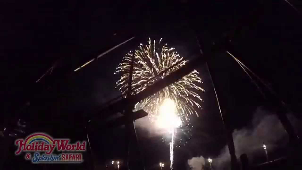 Holiday World's Fireworks ... and Thunderbird - YouTube