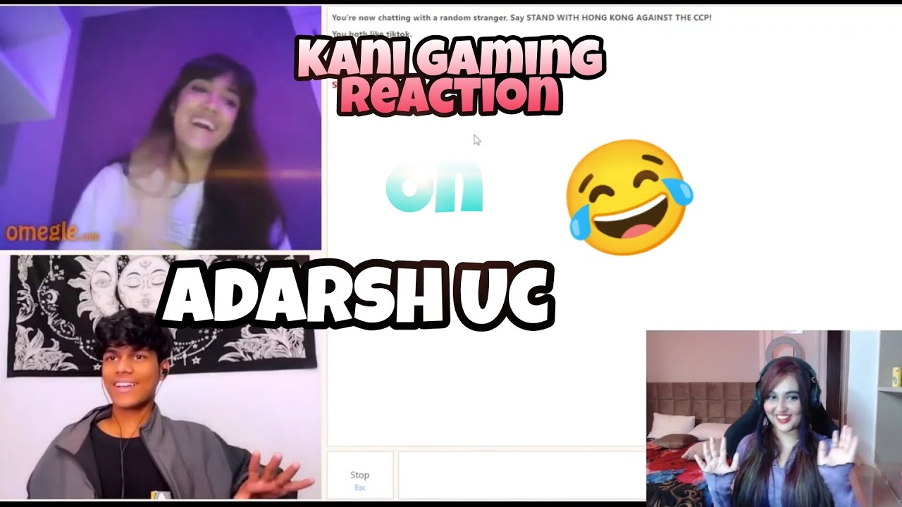 @KaniGamingg Reaction On Adarsh uc Omegle Funny Video 🤣 - YouTube