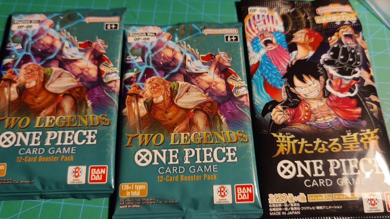 OPENING One Piec: Two Legends and Japanese One Piece Pack | October 13 ...