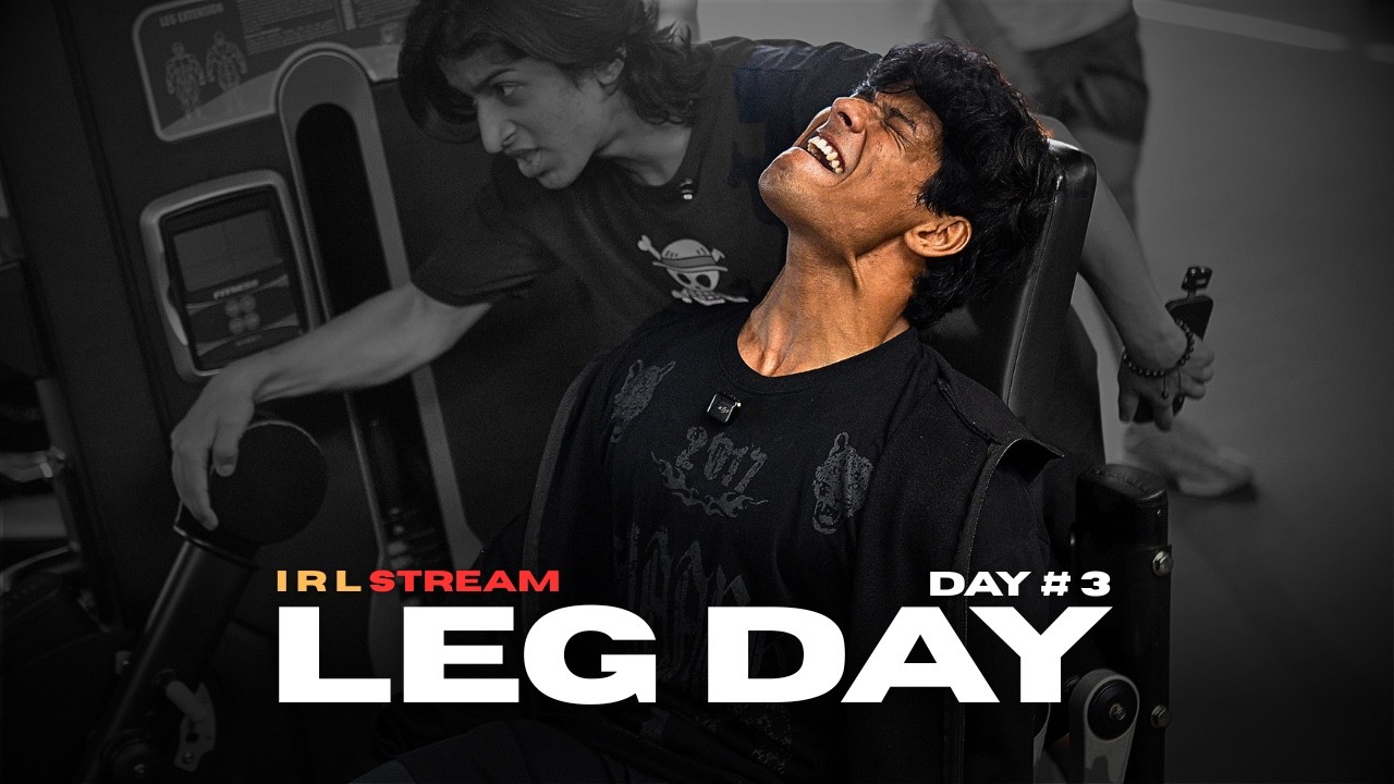IRL Stream | Let's Train Legs Today | Leg Day - YouTube