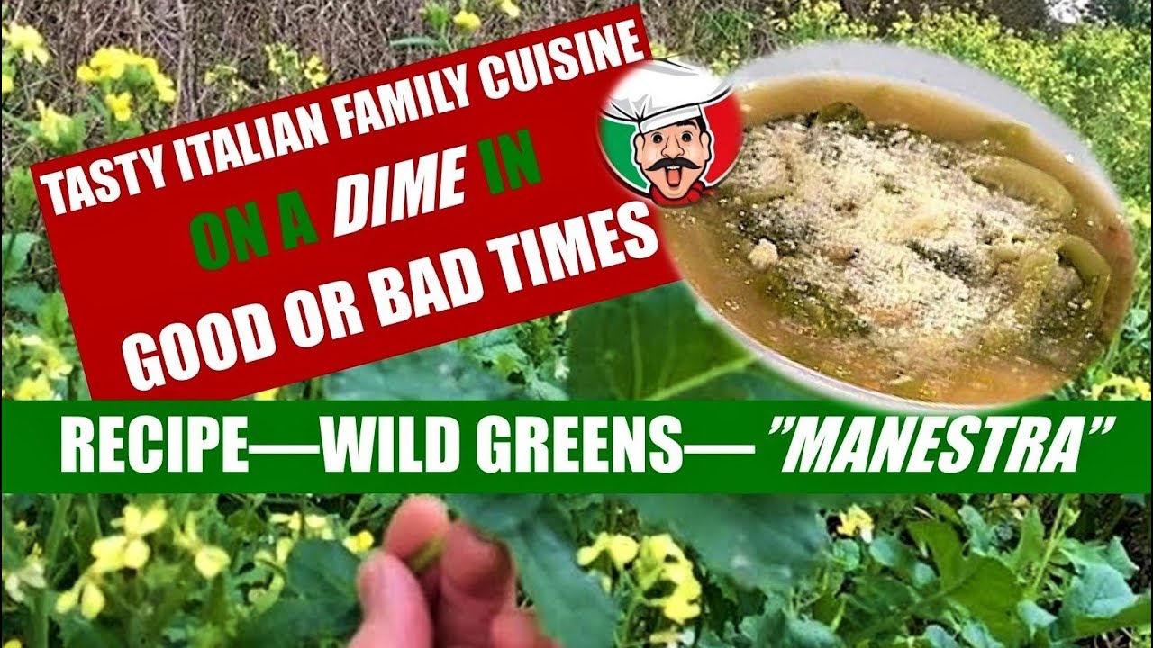 GREENS AND BEANS - MANESTRA RECIPE - ITALIAN CUISINE ON A DIME IN GOOD ...