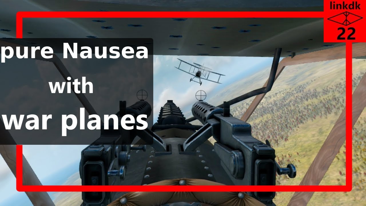 VR sickness the game | war planes WW1 fighters - YouTube