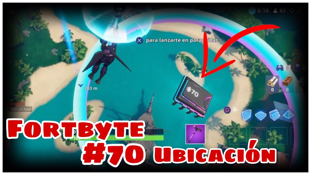 FORTNITE FORTBYTE #70 UBICACIÓN (Se accede descendiendo agraves de los ...