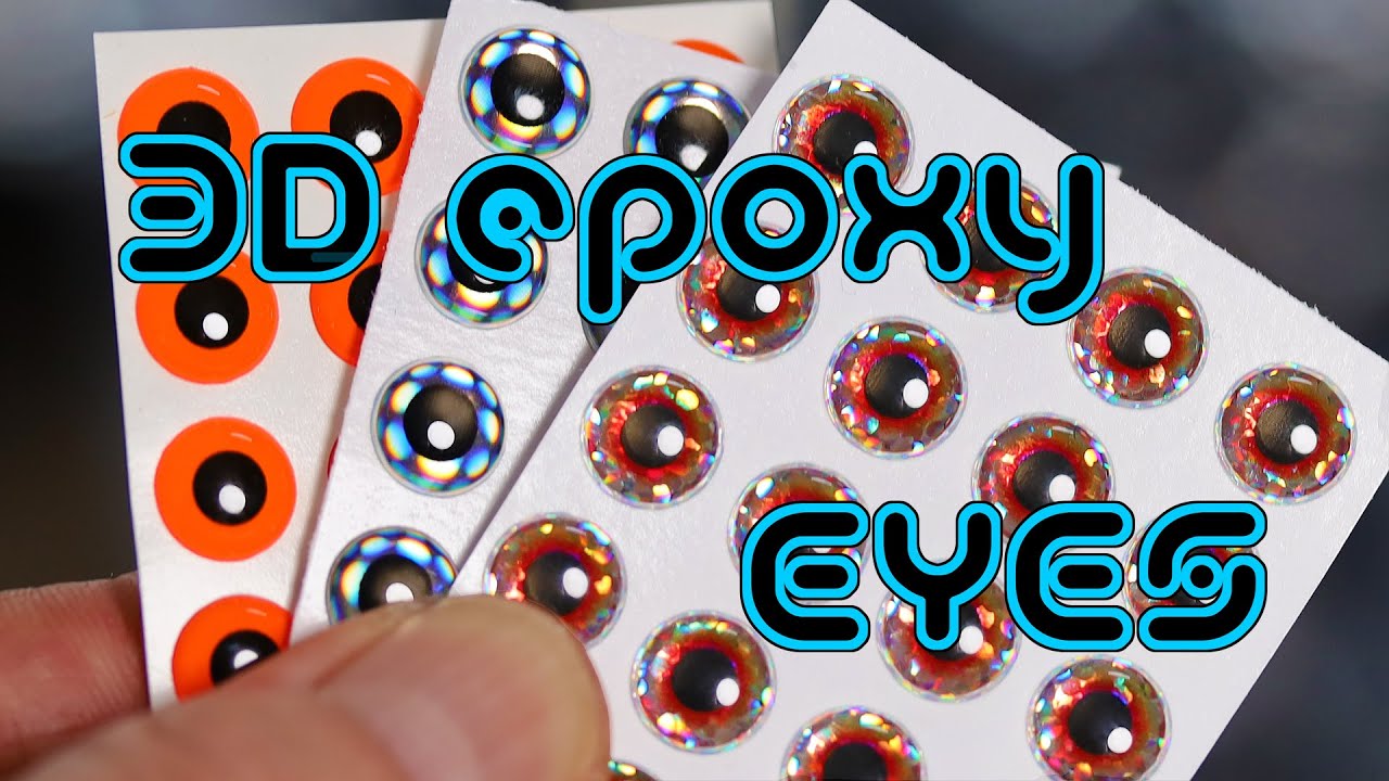 3D Epoxy Eyes (Introduction Fly Tying Material) - YouTube