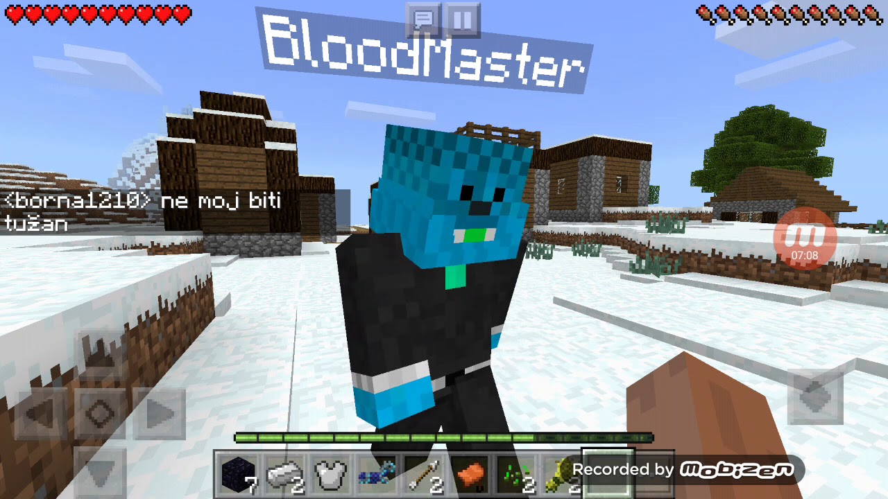 Minecraft praživljavanje sa lažnim BloodMaster!!! 😀 - YouTube