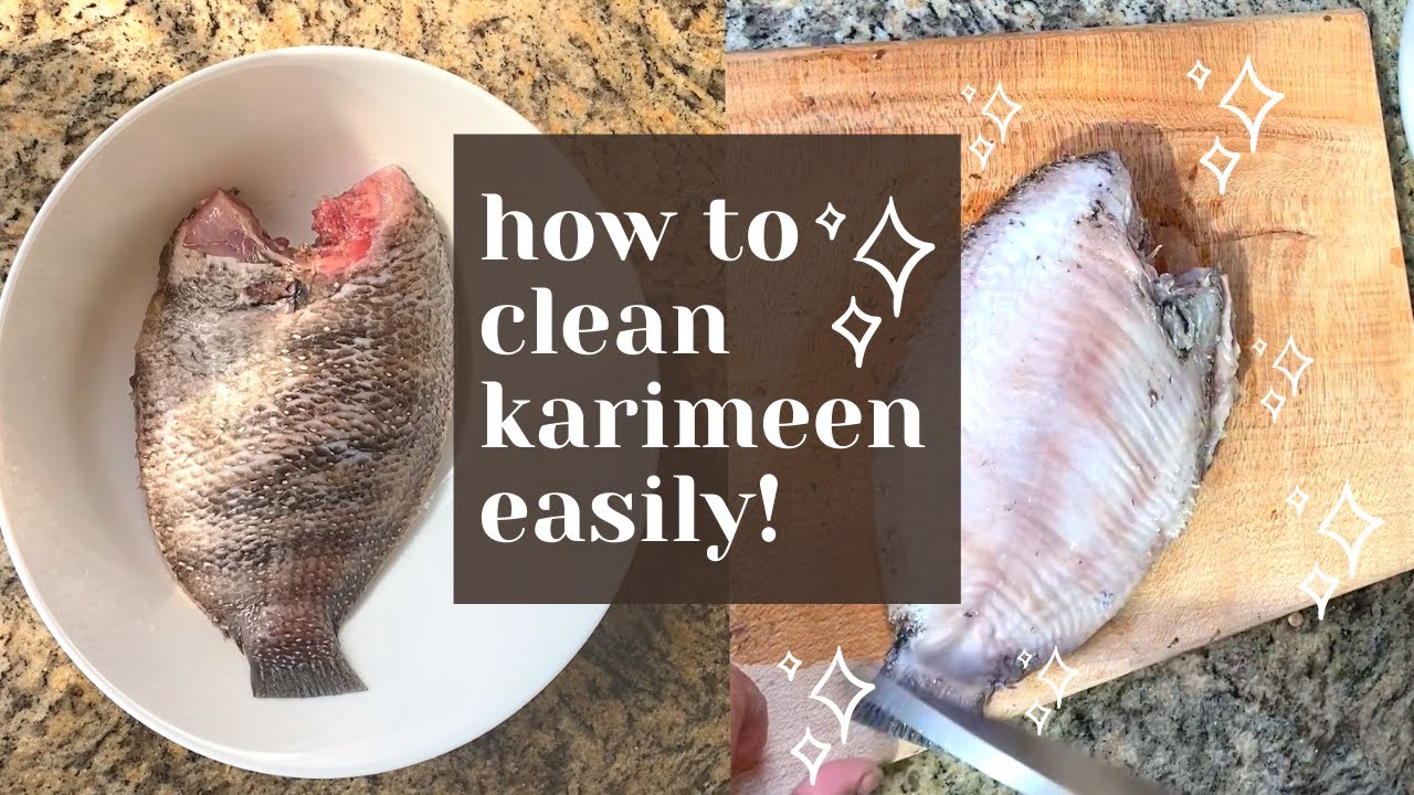 How To CLEAN PEARL SPOTTED FISH (KARIMEEN) EASILY !! | Tips & Tricks ...