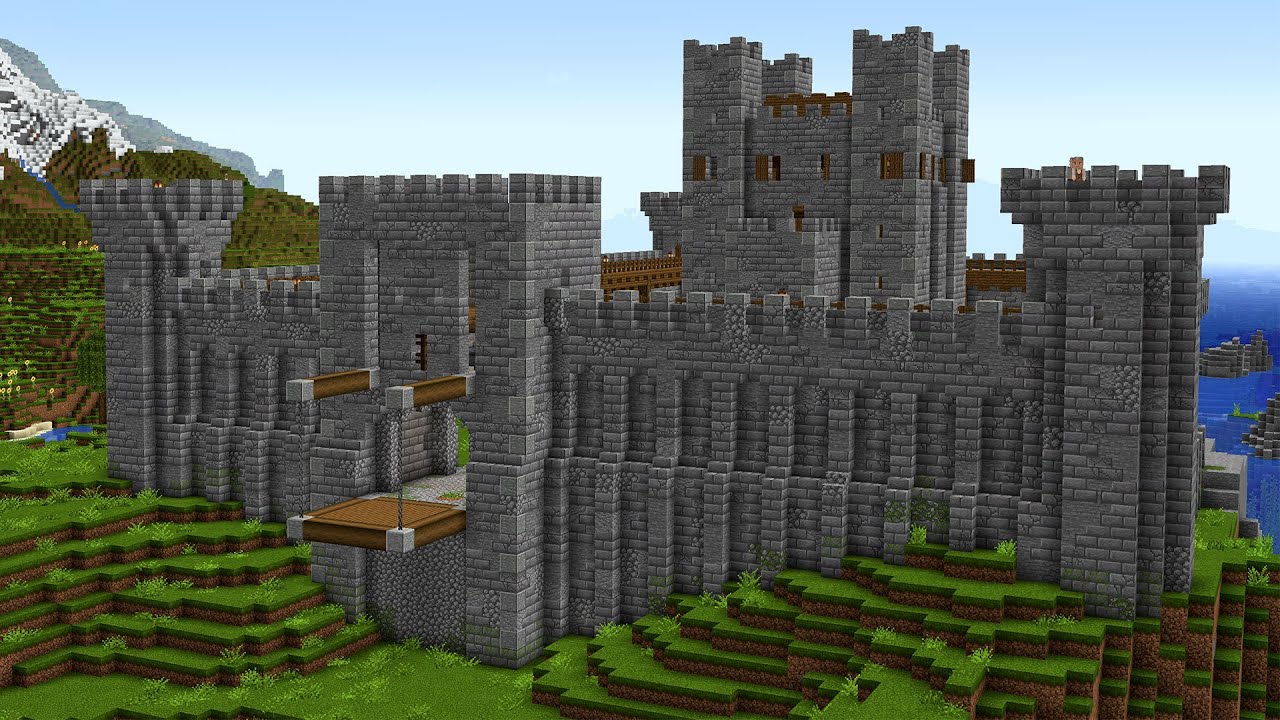 Planning a NORMAN CASTLE BUILD In My Minecraft Forever World! - YouTube