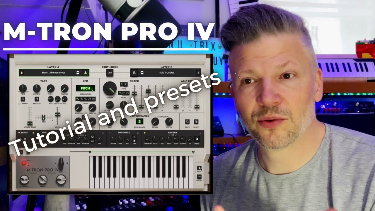 GForce software M-Tron Pro IV quick tour + some presets - YouTube