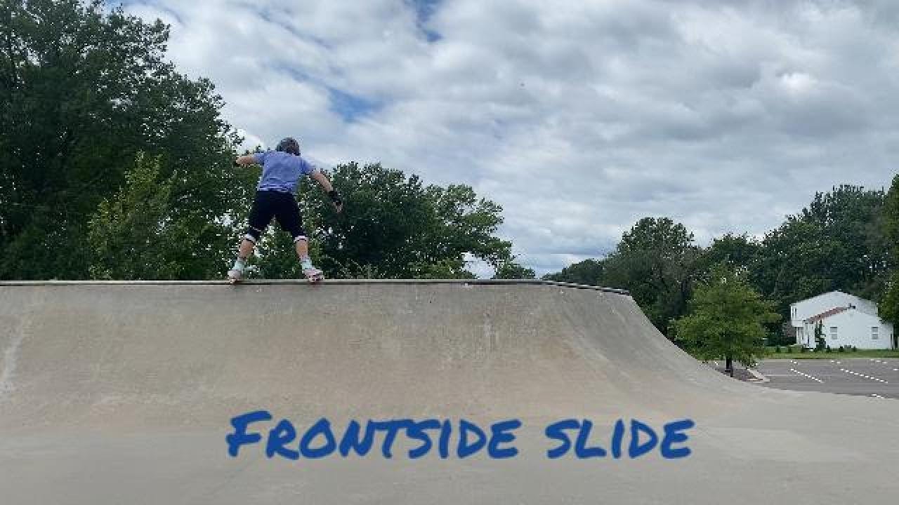 How To Frontside Slide On Aggressive Inlines Quad Skates Youtube