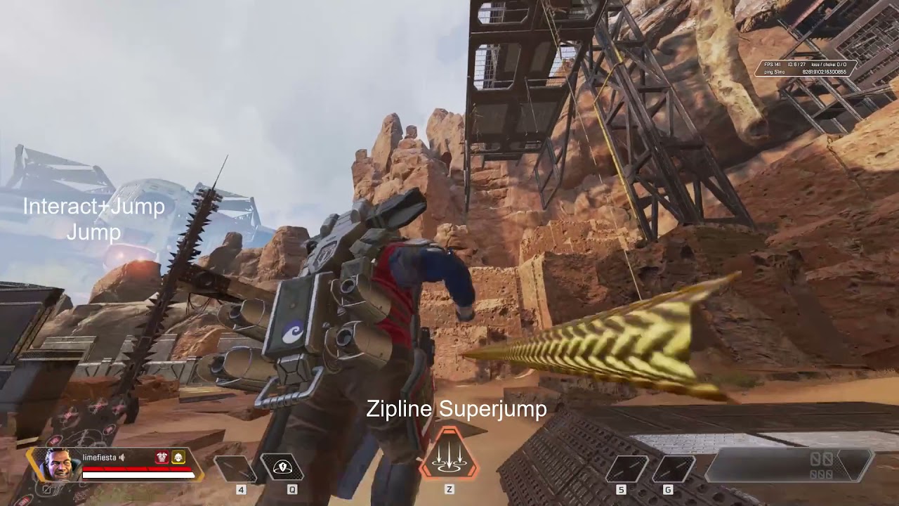 Apex Legends: Zipline Jump vs Superjump vs Hyperjump - YouTube