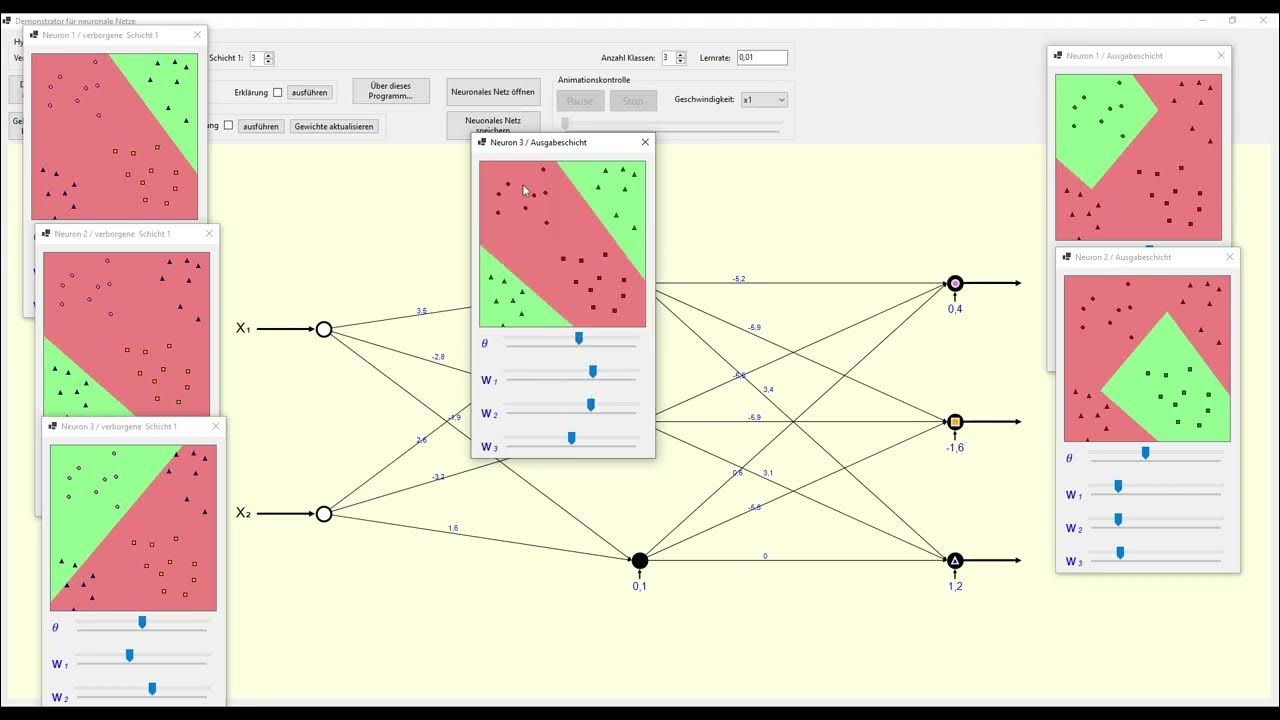 Erklärvideo zum Demonstrator für neuronale Netze - YouTube