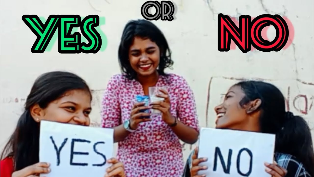 Yes or No challenge #fun#challenge😜 #friends ️ - YouTube