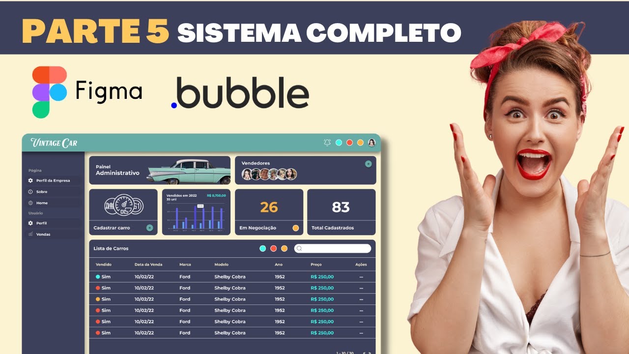 Bubble + Figma - Sistema ERP completo - Parte 5 - Efeito Blur Tela Home - YouTube