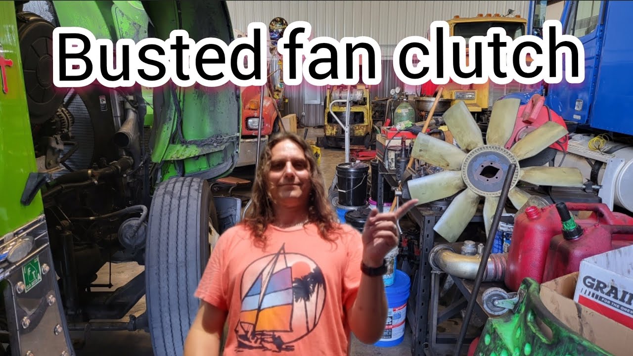 Busted fan clutch in Miami heat is not good. Thank Jesus the shop where ...