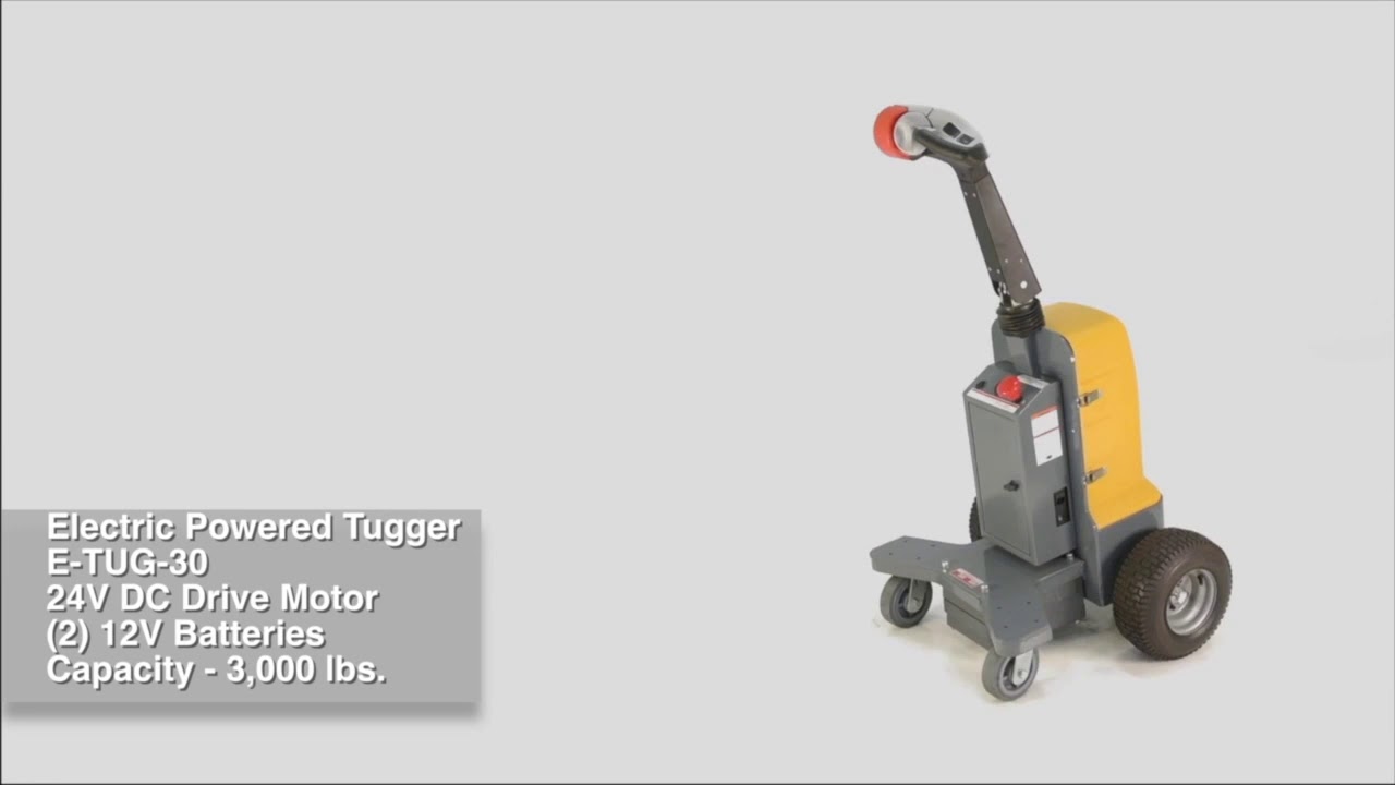 Vestil E-TUG-30 Electric Powered Tugger - YouTube