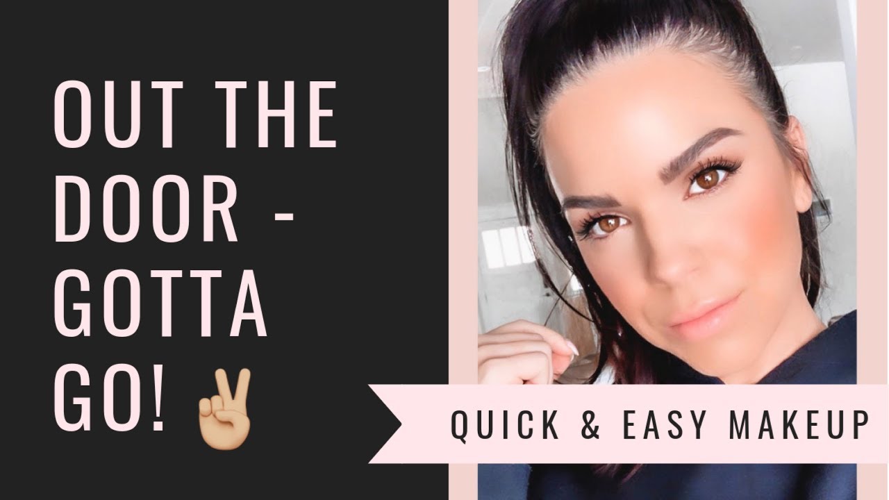 Quick Makeup Look - less than 10 minutes to look ALIVE! - YouTube