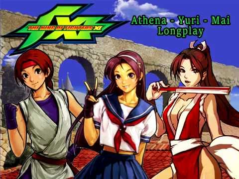 The King of Fighters XI [PS2] Athena - Yuri - Mai - YouTube