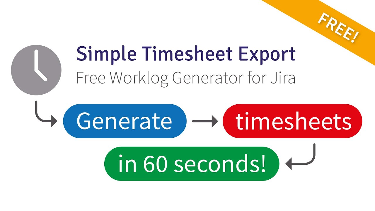 Generate Jira timesheets in 60 seconds - YouTube