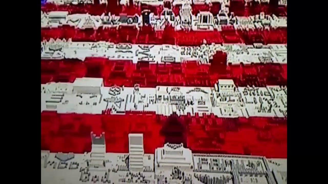 Legos 3D AMERICAN FLAG ART... - YouTube