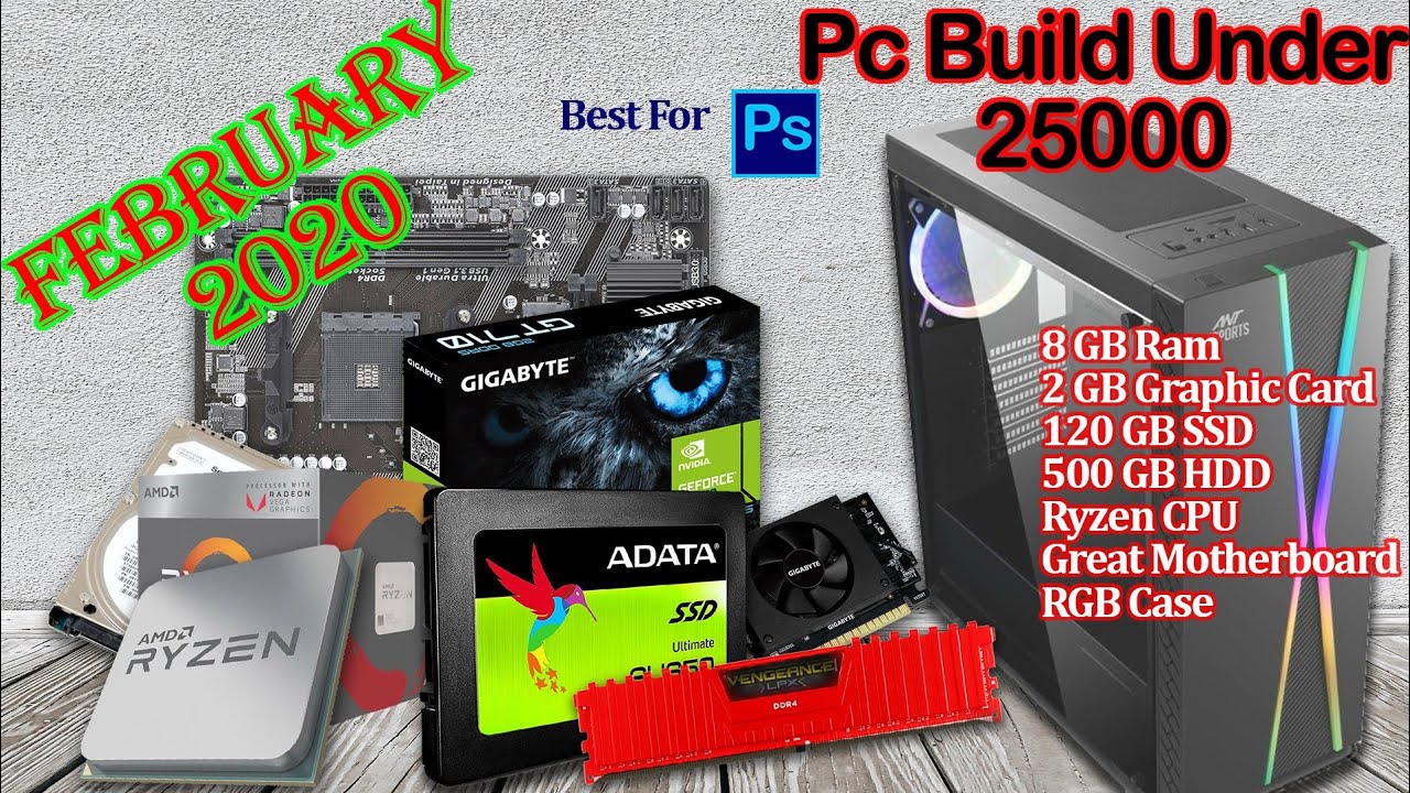 Best pc build under 25000 me computer build kaise karein How to build ...