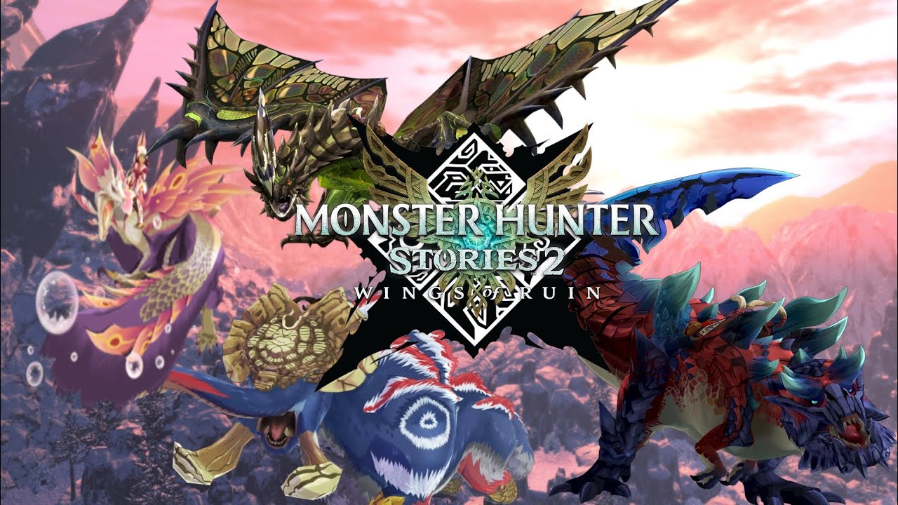 [Monster Hunter Stories 2] The Fated Four Kinship attacks - YouTube