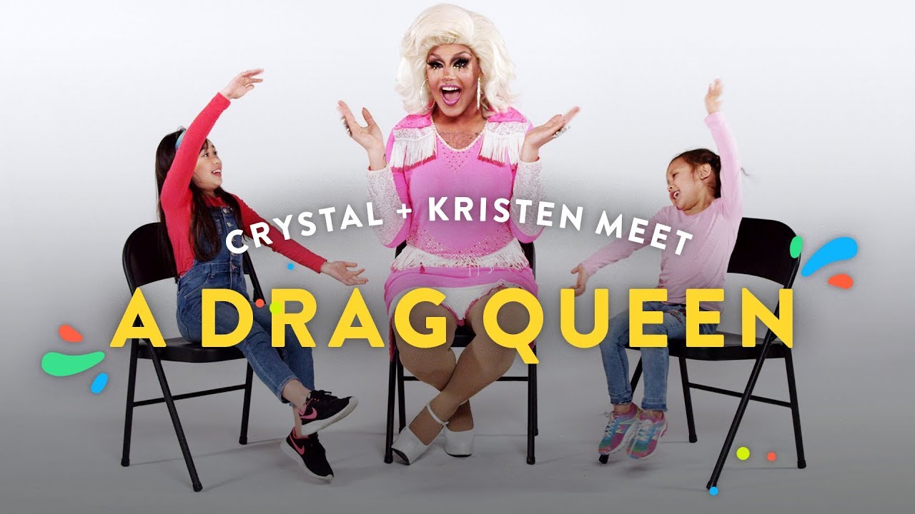 Kids Meet A Drag Queen (Crystal & Kristen) | Kids Meet | HiHo Kids ...