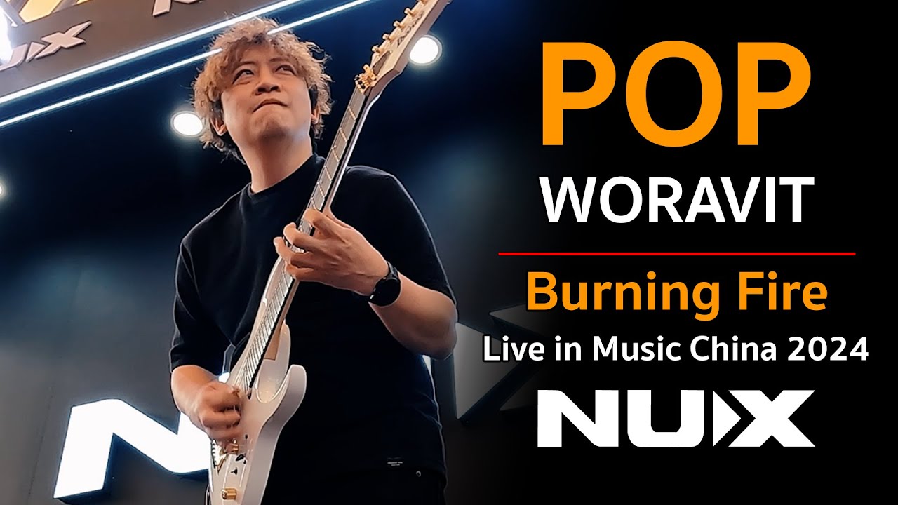 BURNING FIRE - Pop Woravit (Cover) Live in Music China 2024 - YouTube