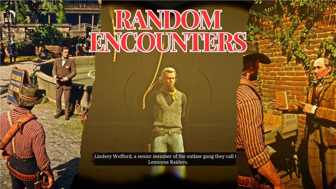 Random Encounters #rdr2 - YouTube