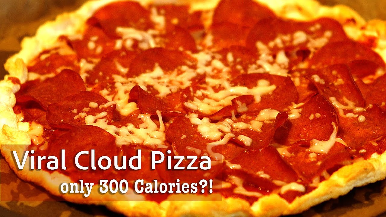 Try the 300-Calorie Cloud Pizza That Went Viral! (ASMR) - YouTube