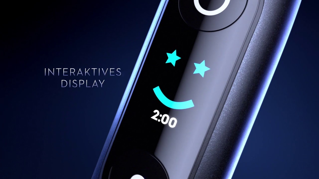 Oral-B iO elektrische Zahnbürste mit interaktivem OLED Display - YouTube