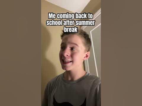 Me coming back to school after summer break be like! 😂😂🥶🥶 #funny # ...